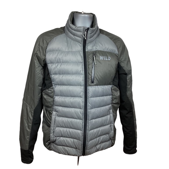 WILD | Jackets & Coats | Wild Outdoor Apparel Down Puffer Jacket Gray ...